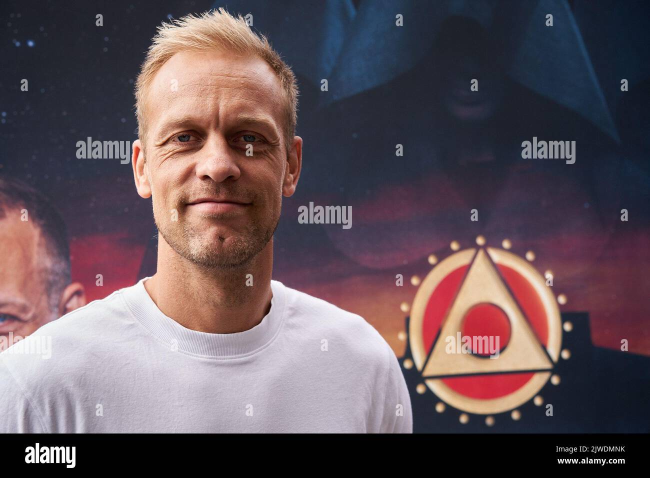 Bergen 20220901.Former footballer Mads Hansen is present when TV 2 ...