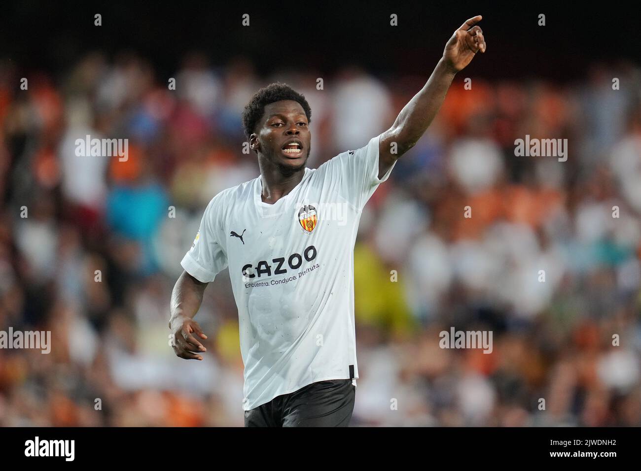 Yunus Musah of Valencia CF during the La Liga match between Valencia CF ...
