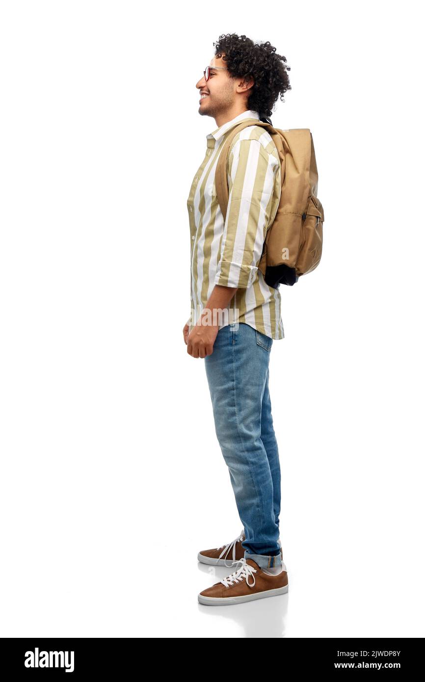 Smiling man profile Cut Out Stock Images & Pictures - Alamy