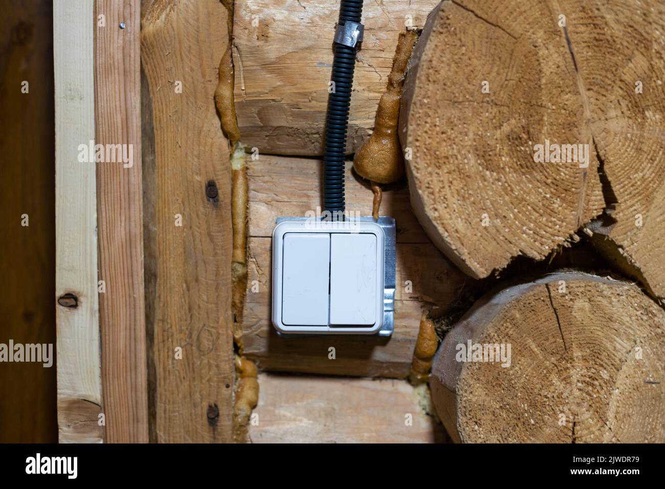 Installing electrical outlets hi-res stock photography and images - Alamy