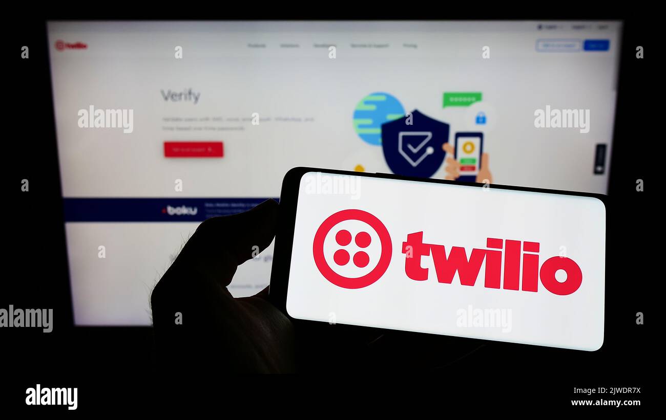 Twilio logo hi-res stock photography and images - Alamy