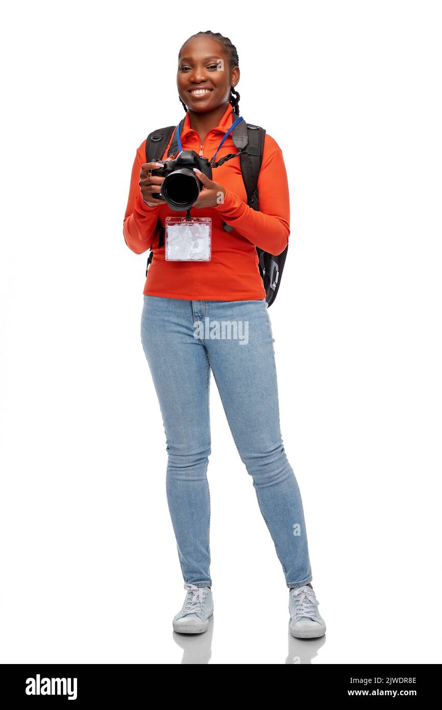 Female photographer photoshoot Cut Out Stock Images & Pictures - Alamy