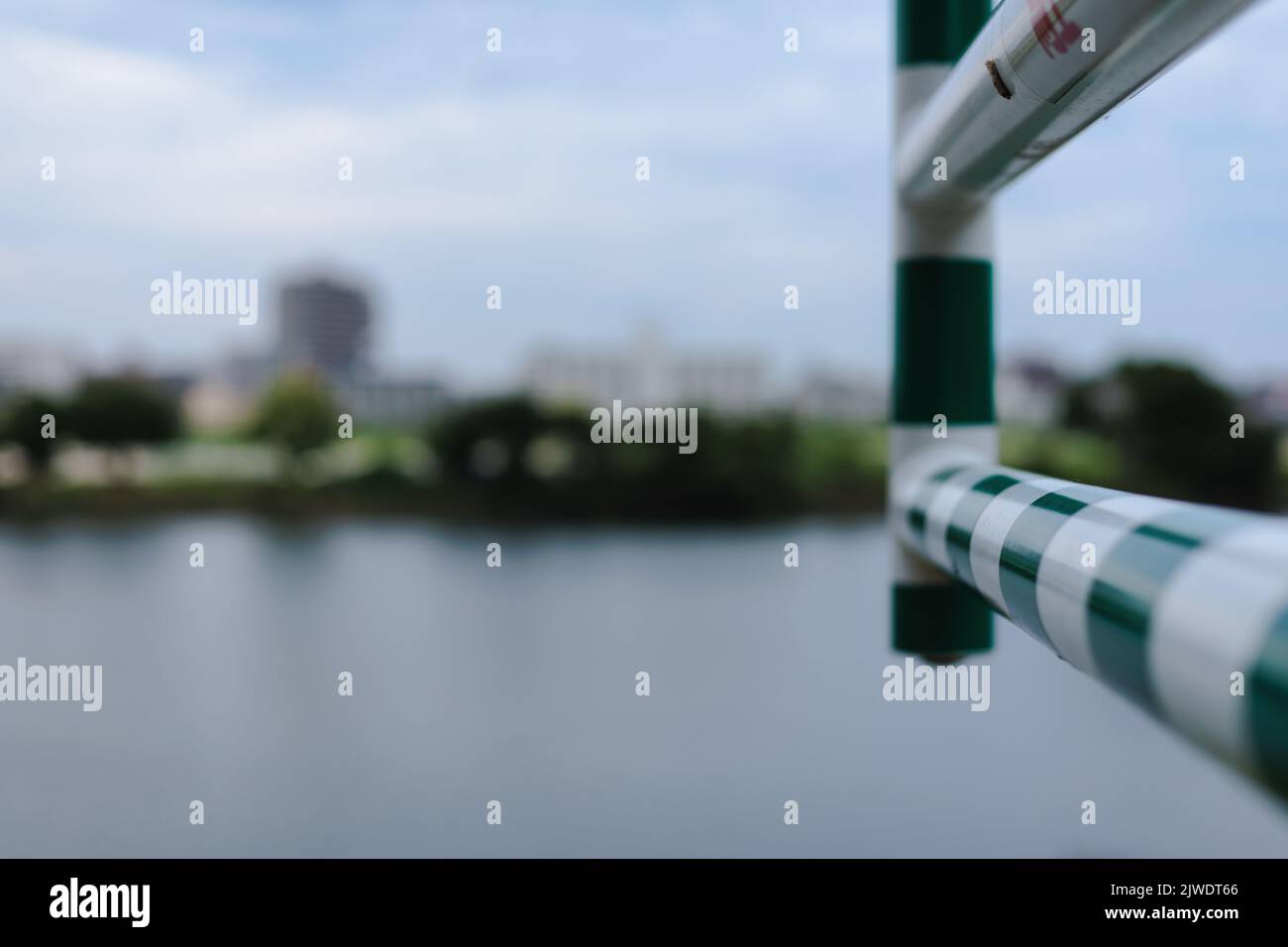 A blurred shot of the Tama River in Japan in daylight Stock Photo - Alamy