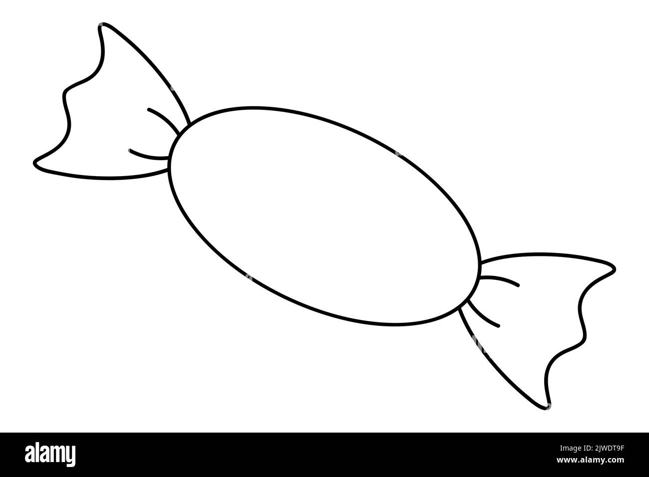 Outline candy cane Black and White Stock Photos & Images - Alamy