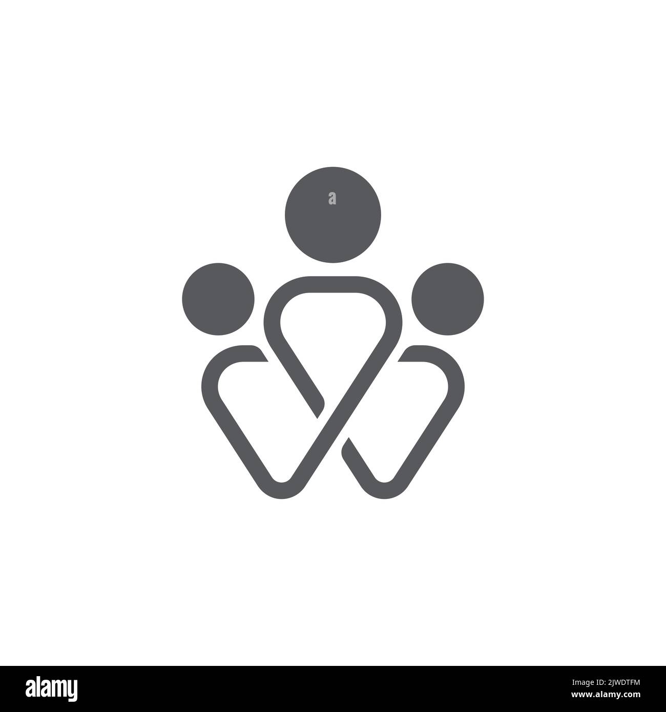 Team black icon hi-res stock photography and images - Alamy