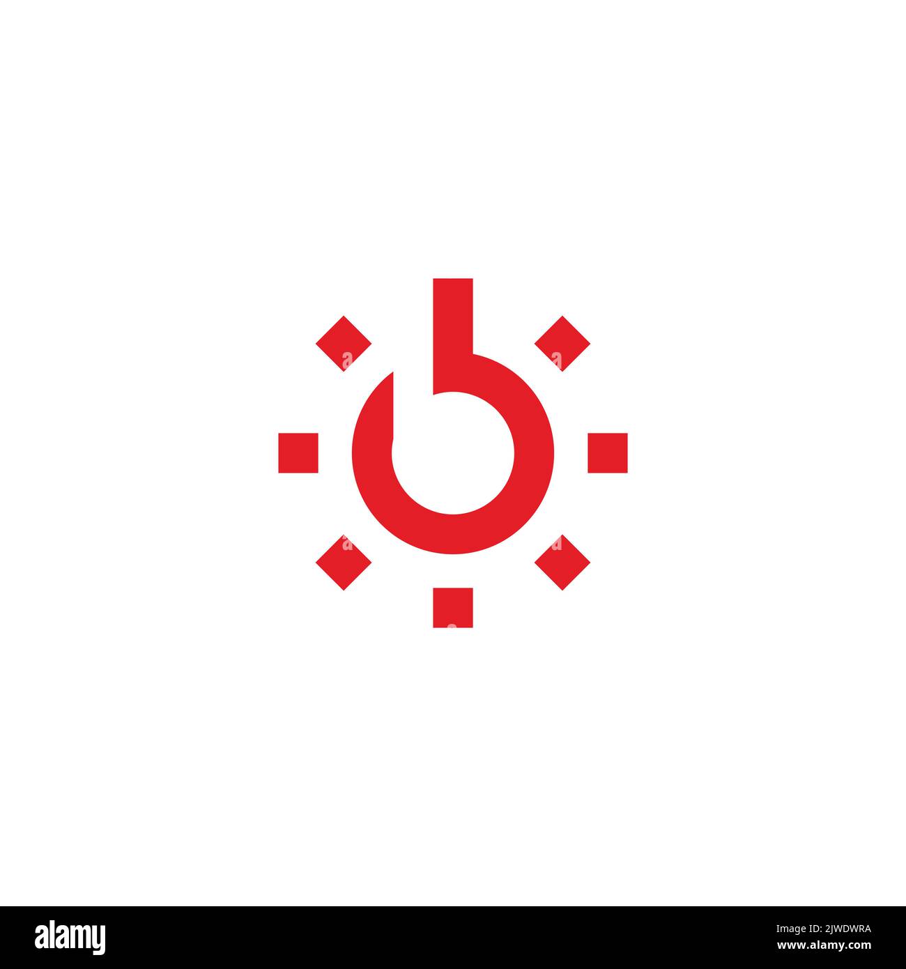 letter b sun swirl logo vector Stock Vector Image & Art - Alamy