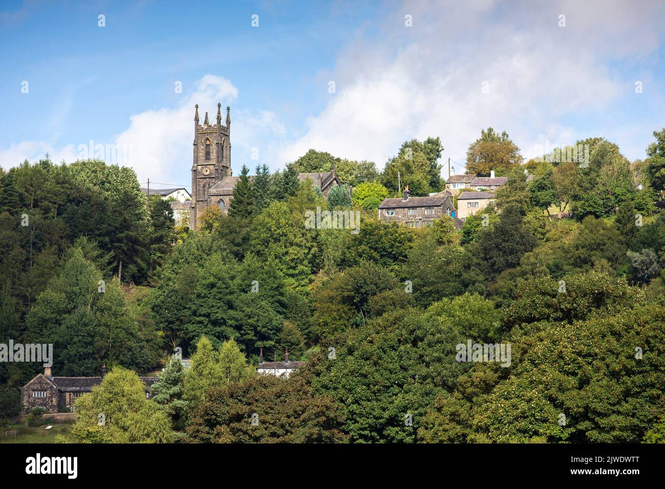 Todmorden is at the confluence of three steep-sided Pennine valleys and ...