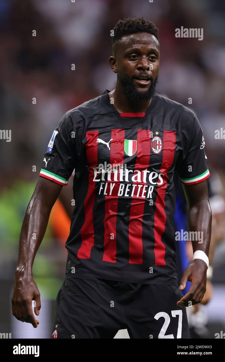Milan, Italy. 3rd Sep, 2022. Divock Origi of AC Milan looks on during ...