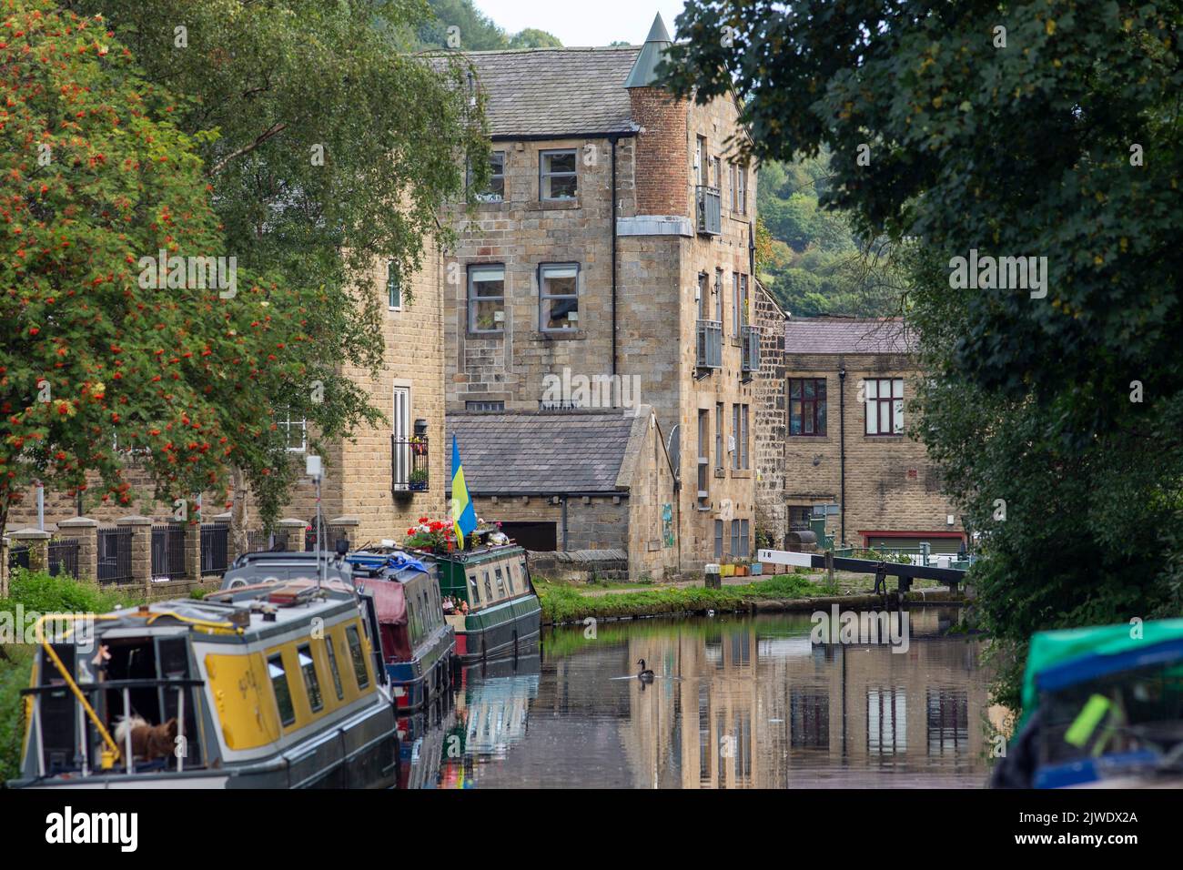 Todmorden is at the confluence of three steep-sided Pennine valleys and ...