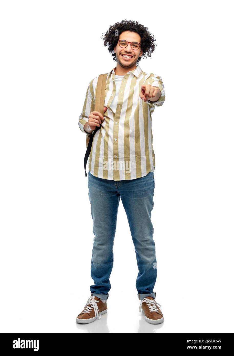 Happy latin man in Cut Out Stock Images & Pictures - Alamy