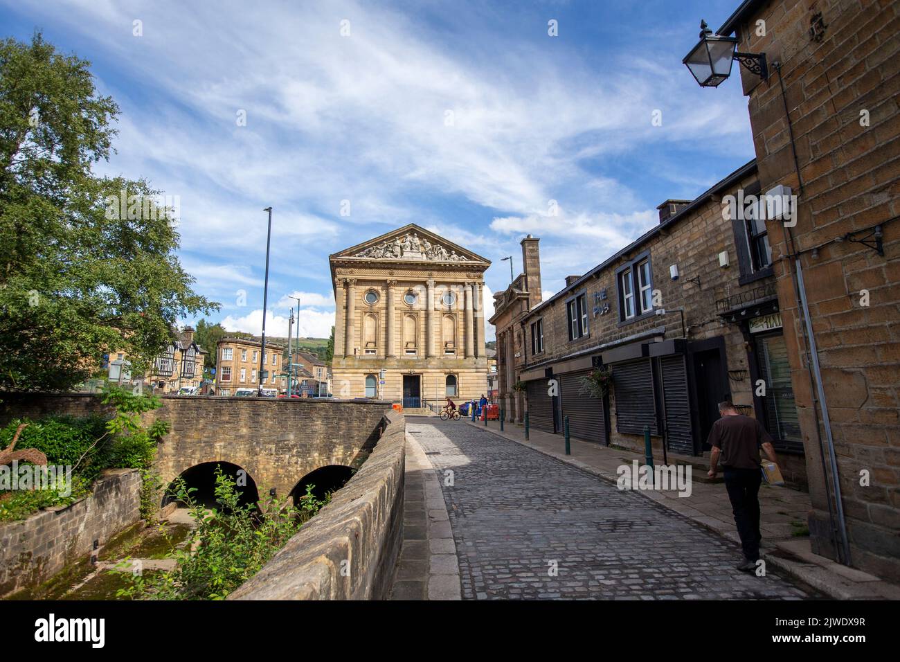 Todmorden is at the confluence of three steep-sided Pennine valleys and ...