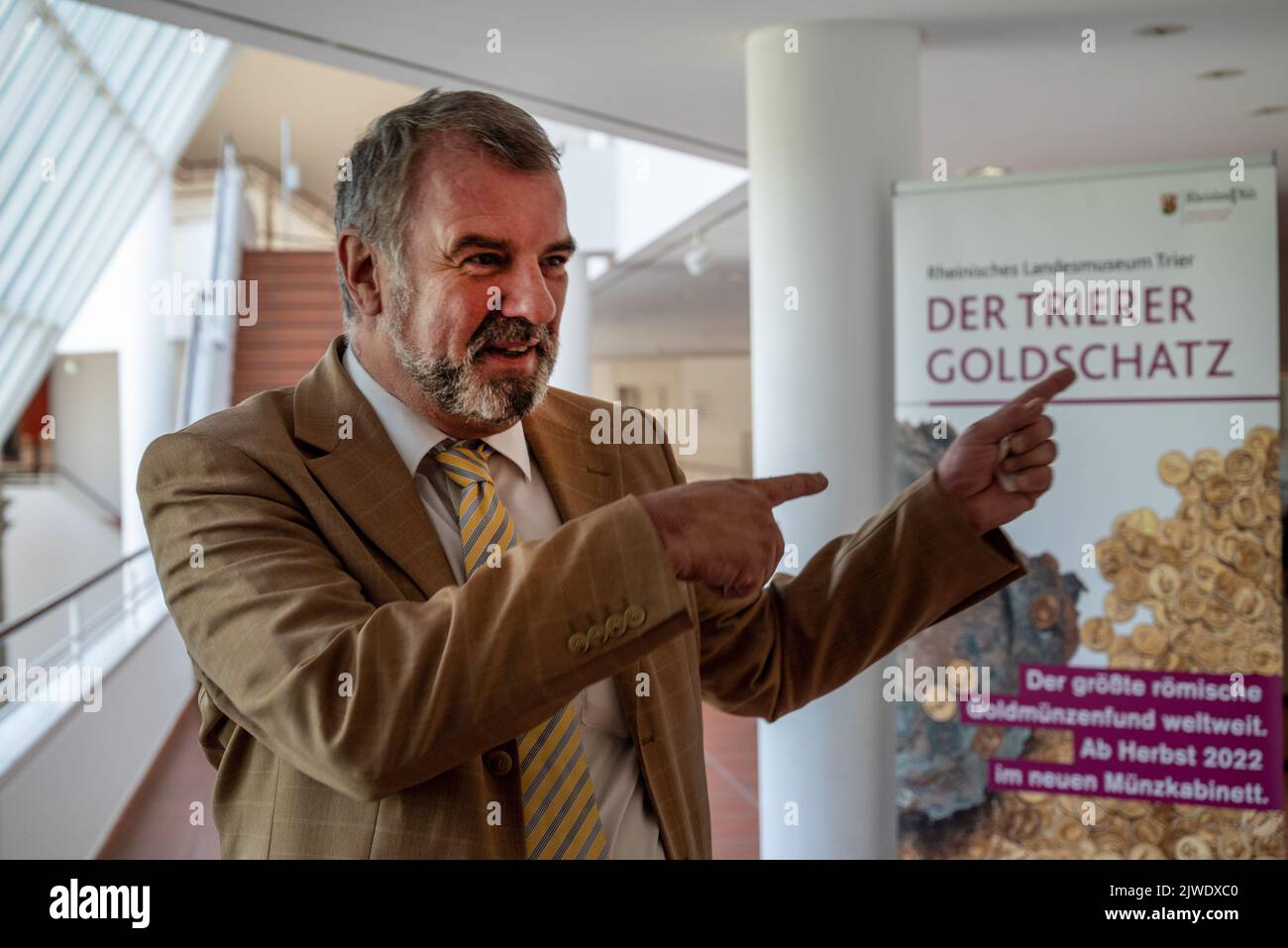 05 September 2022, Rhineland-Palatinate, Trier: The director of the ...