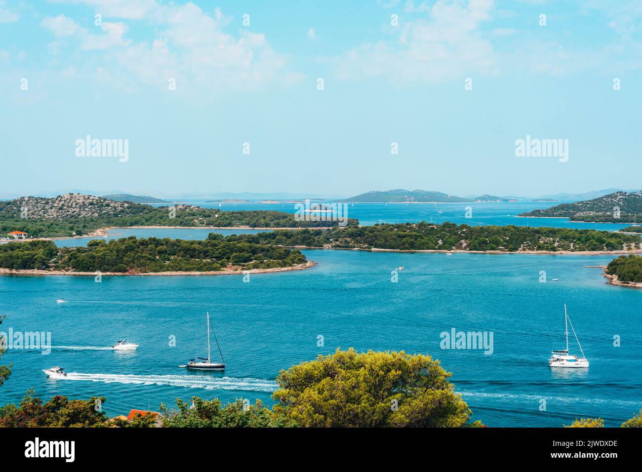 Beautiful view of Kornati islands, Murter, Croatia Stock Photo - Alamy