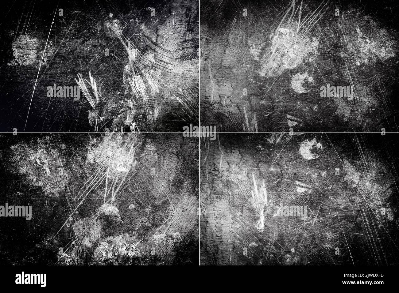 Collection of images with scratched dirty dusty copper plate texture ...