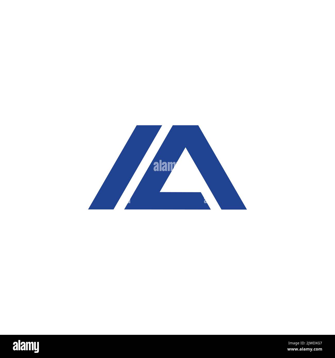 letter ia simple geometric line logo vector Stock Vector Image & Art ...