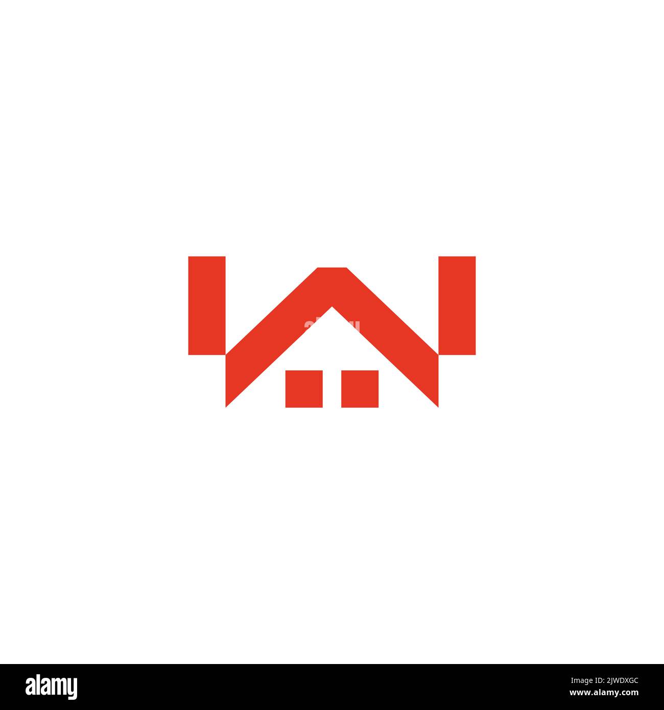 Letter w window logo hi-res stock photography and images - Alamy