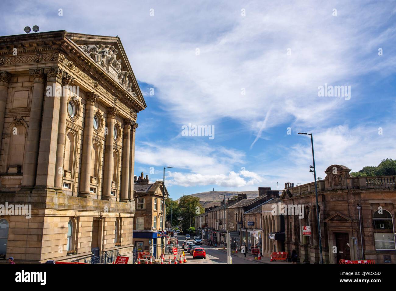 Todmorden is at the confluence of three steep-sided Pennine valleys and ...