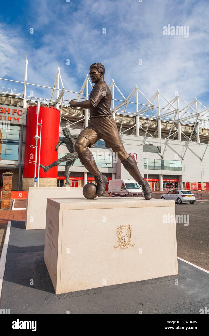 Middlesborough stadium statue hi-res stock photography and images - Alamy