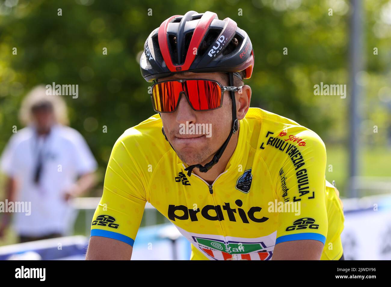 Zoncolan, Italy. 03rd Sep, 2022. Matteo Zurlo ZALF EUROMOBIL DESIREE ...