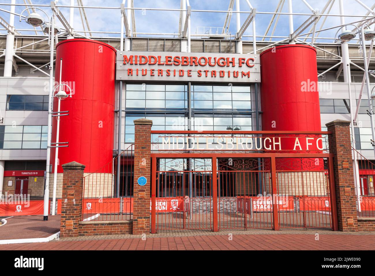 Middlesbrough Football Club's Riverside Stadium ,England,UK Stock Photo ...