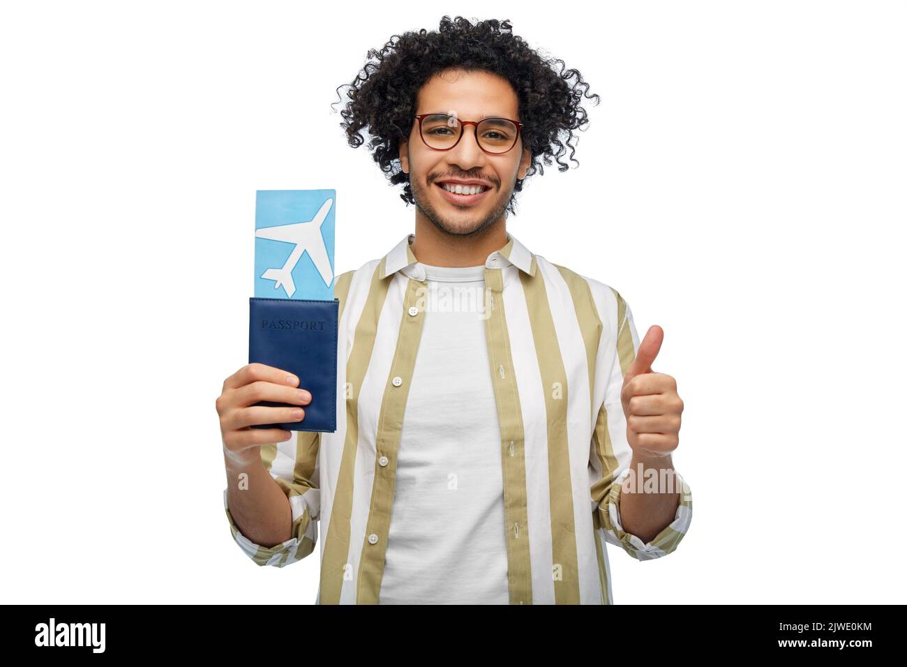 Man holding boarding pass ticket hi-res stock photography and images ...