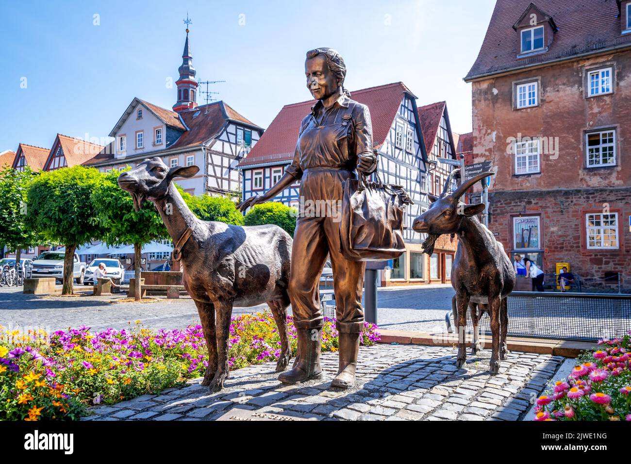 Historical city of Büdingen, Germany Stock Photo - Alamy