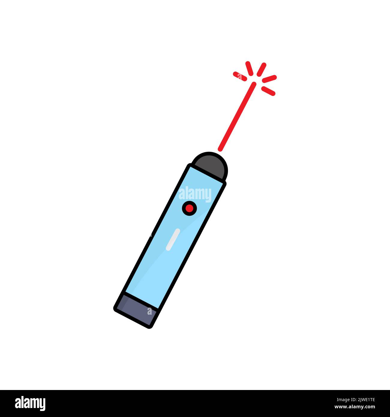 Pointer laser icon. Icon related to electronic, technology. Lineal ...