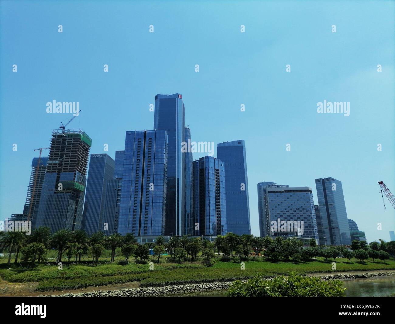 Shenzhen, China: Qianhai Landscape Stock Photo - Alamy