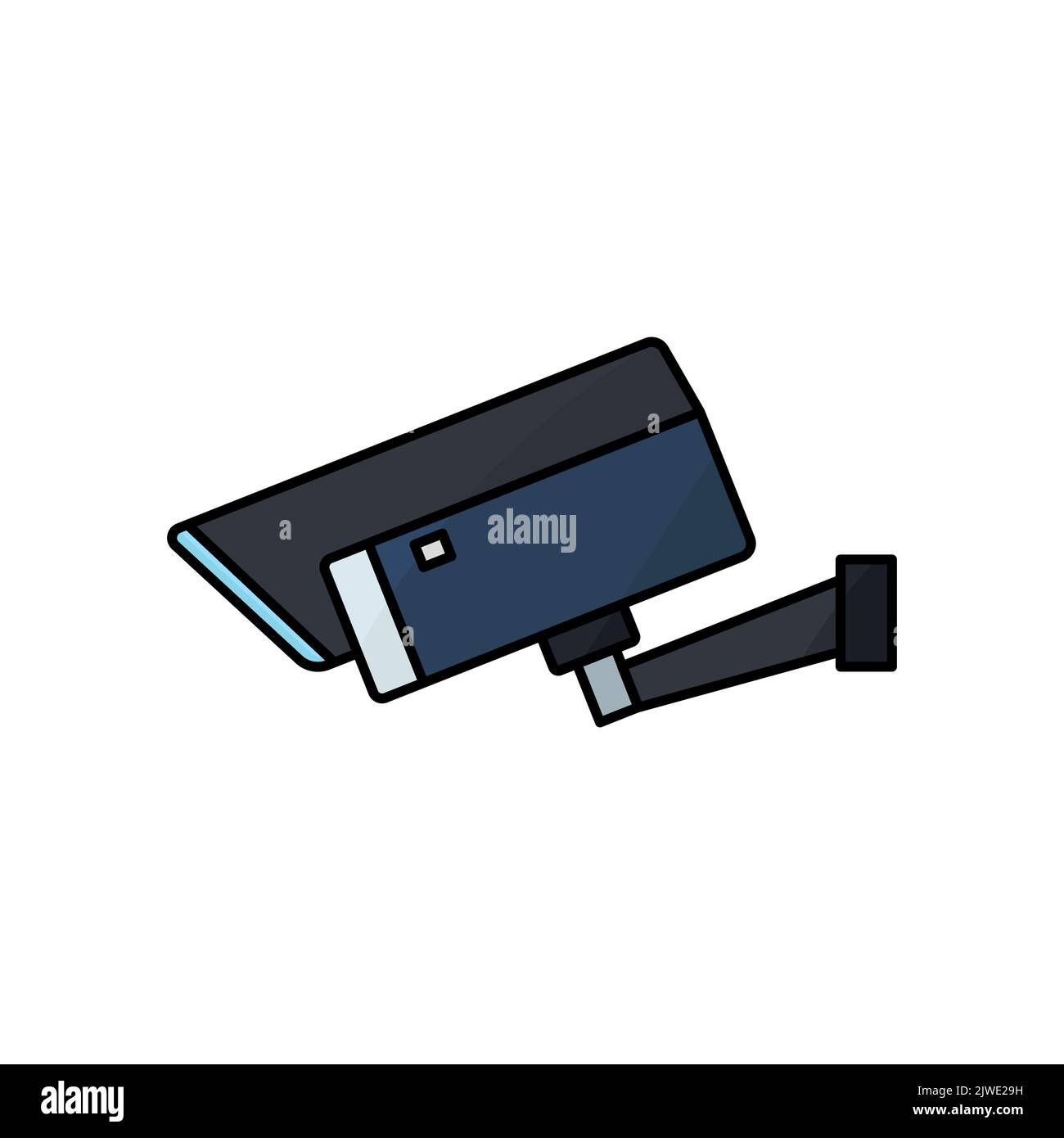 CCTV icon. Icon related to electronic, technology. Lineal color icon ...