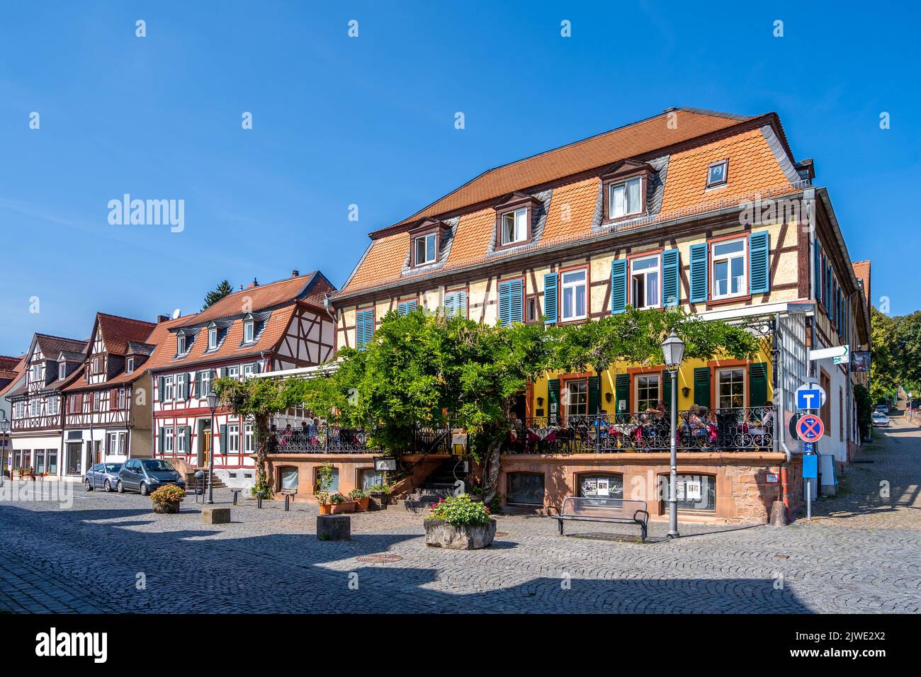 Historical city of Büdingen, Germany Stock Photo - Alamy