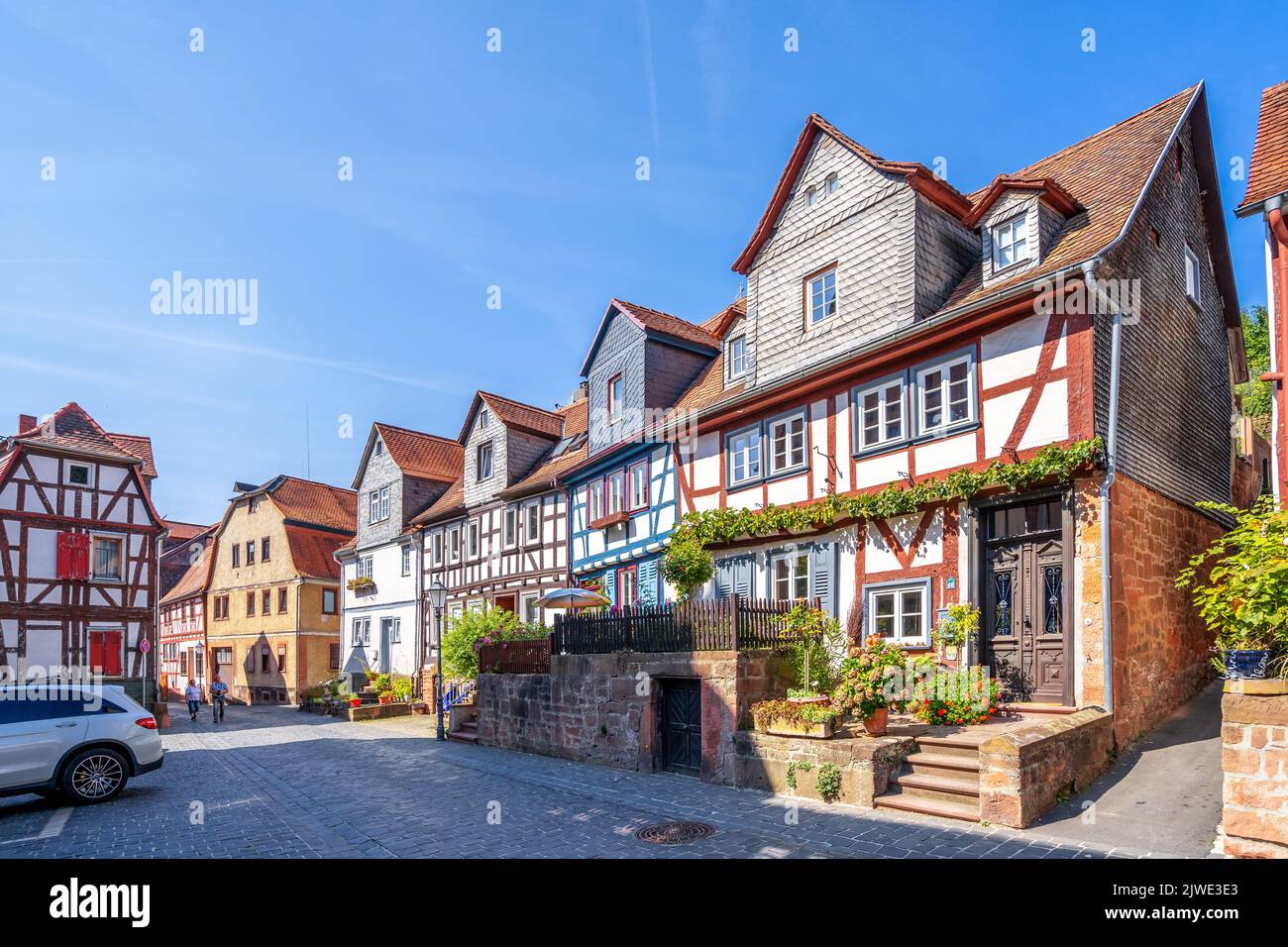 Historical city of Büdingen, Germany Stock Photo - Alamy