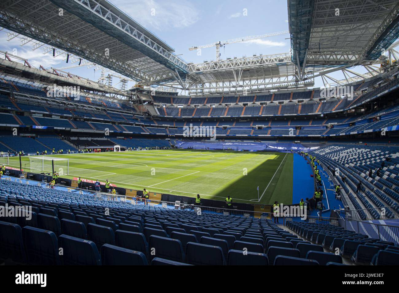 Stadium santiago bernabeu general view hi-res stock photography and ...