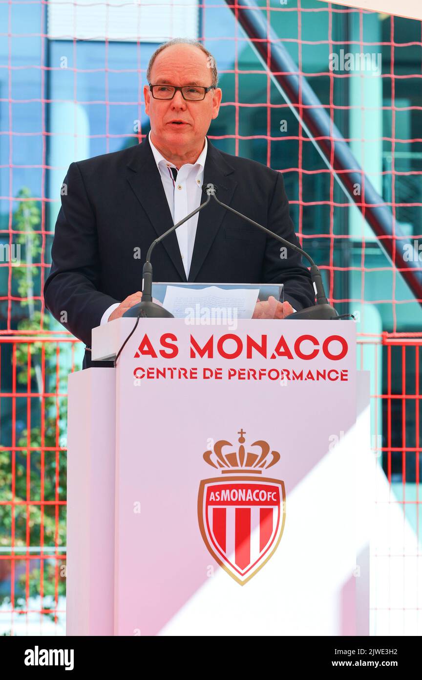 La Turbie, France - September 5, 2022: AS Monaco Training and ...