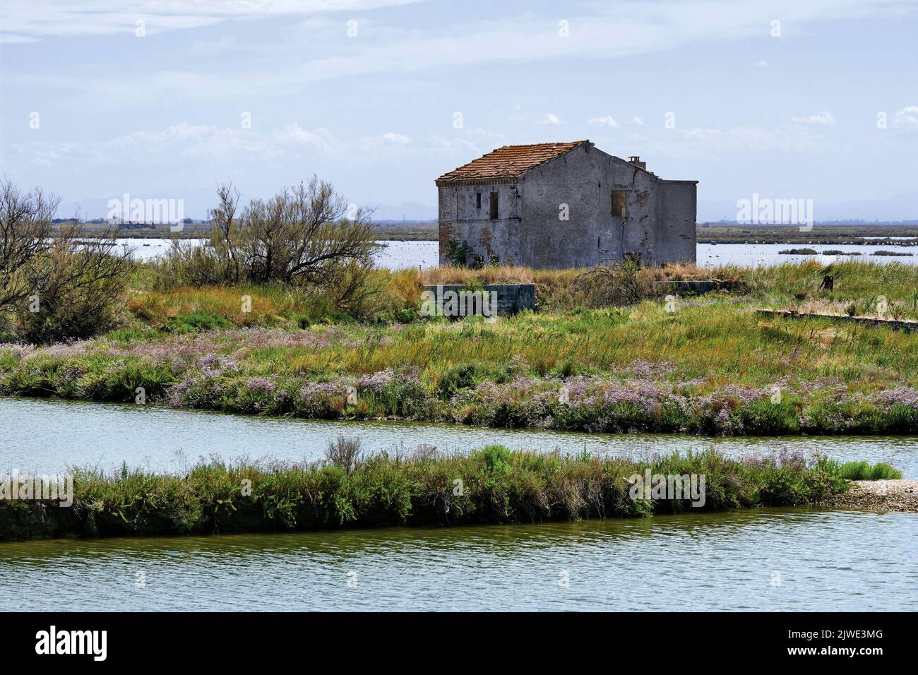 Comacchio (Fe), Italy, a view of the Comacchio fishing valley Stock ...
