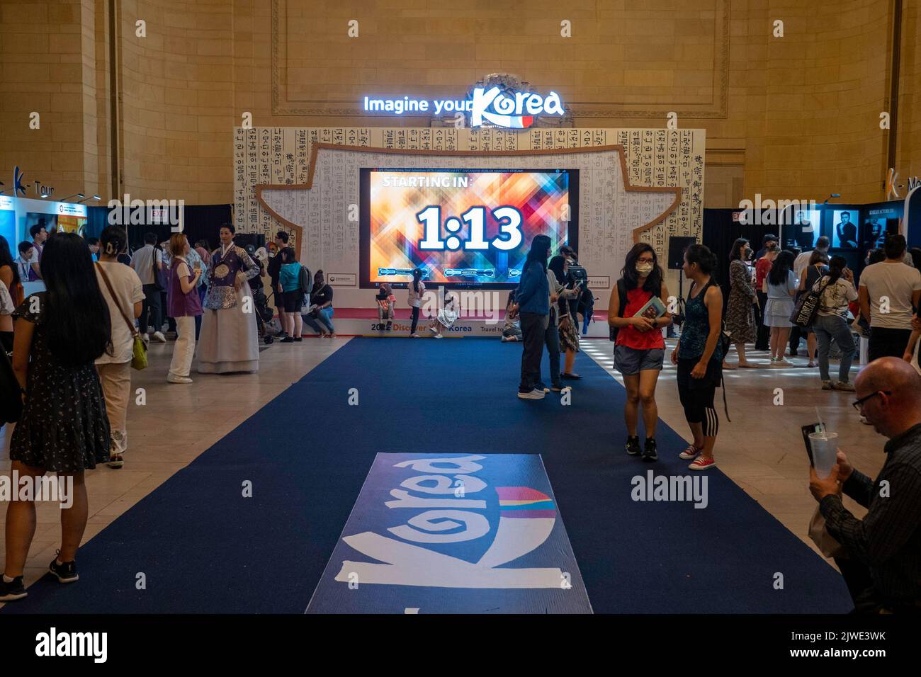 "Imagine your Korea" pop-up event in Vanderbilt Hall of Grand Central ...