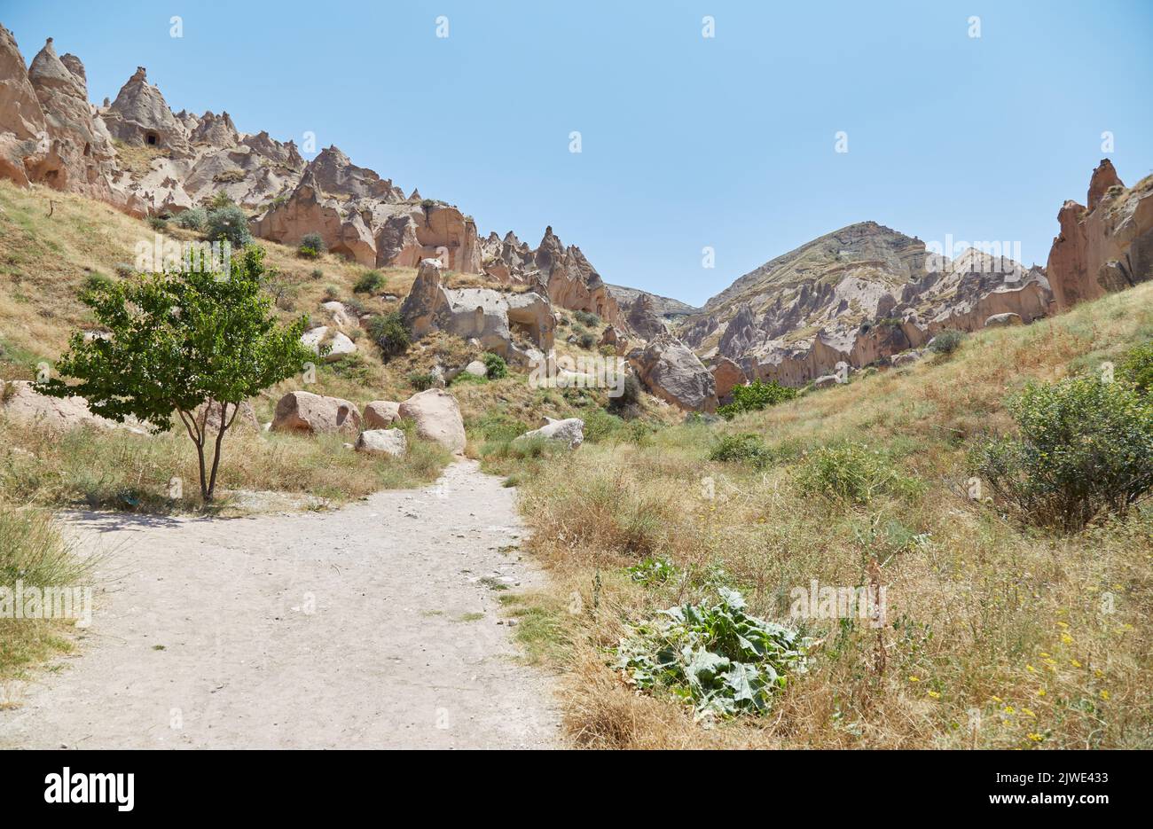 Exploring Cappadocia's Zelve Open Air Museum Stock Photo - Alamy