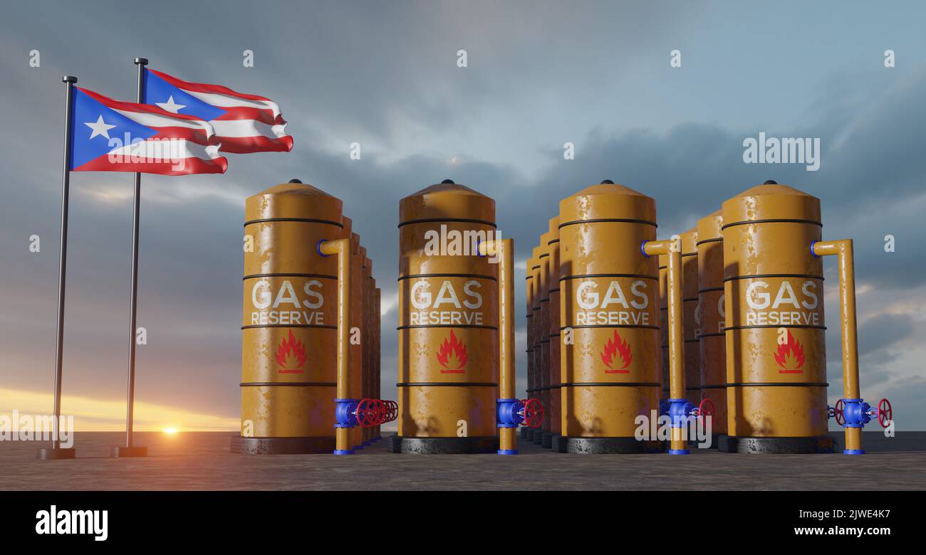 Puerto Rico gas reserve, Puerto Rico Gas storage reservoir, Natural gas ...