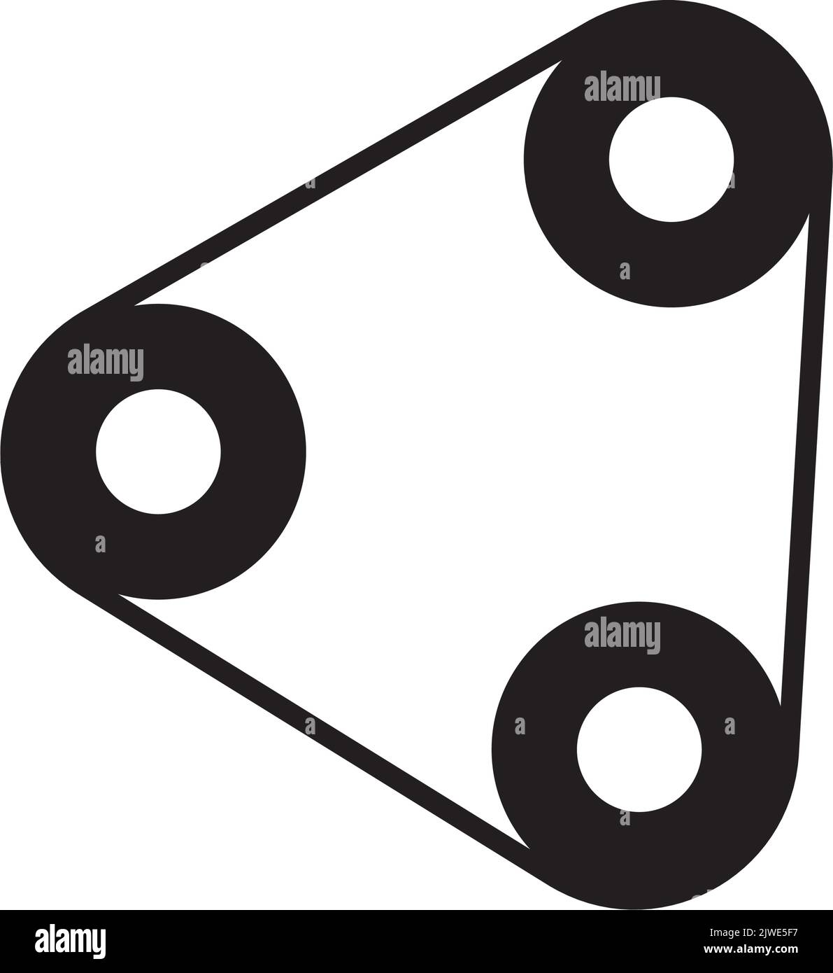 pulley icon logo vector design, this vector image can be used to create ...