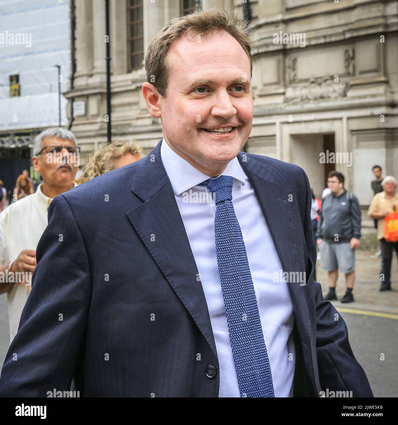 London, UK. 05th Aug, 2022. Tom Tugendhat, MP, former leadership ...