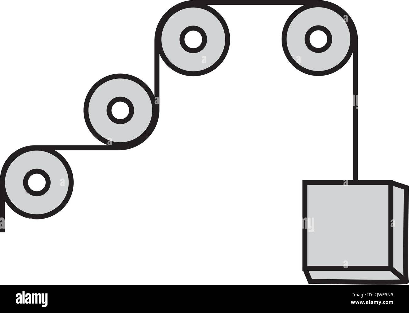pulley icon logo vector design, this vector image can be used to create ...