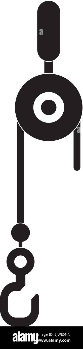 pulley icon logo vector design, this vector image can be used to create ...