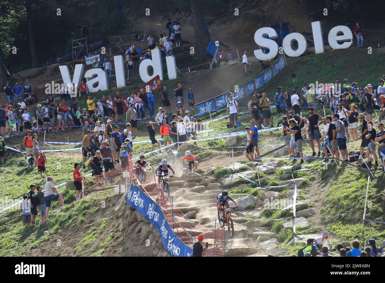 September 4th 2022: Commezzadura, Trentino, Italy: UCI 2022 Mountain Bike World Cup in ...