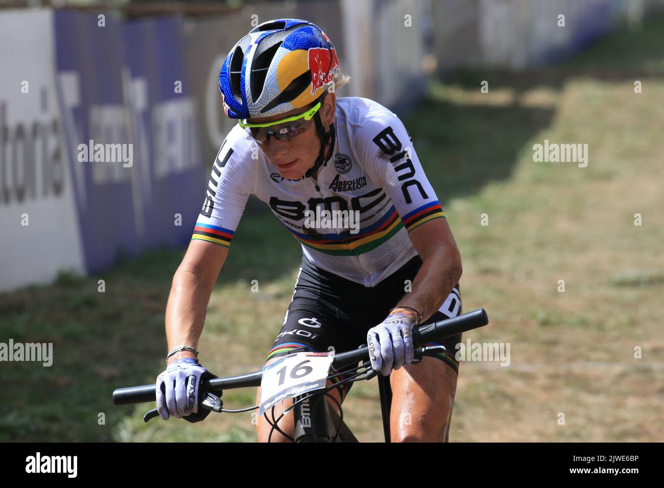 September 4th 2022: Commezzadura , Trentino, Italy: UCI 2022 Mountain Bike World Cup Women XCO ...