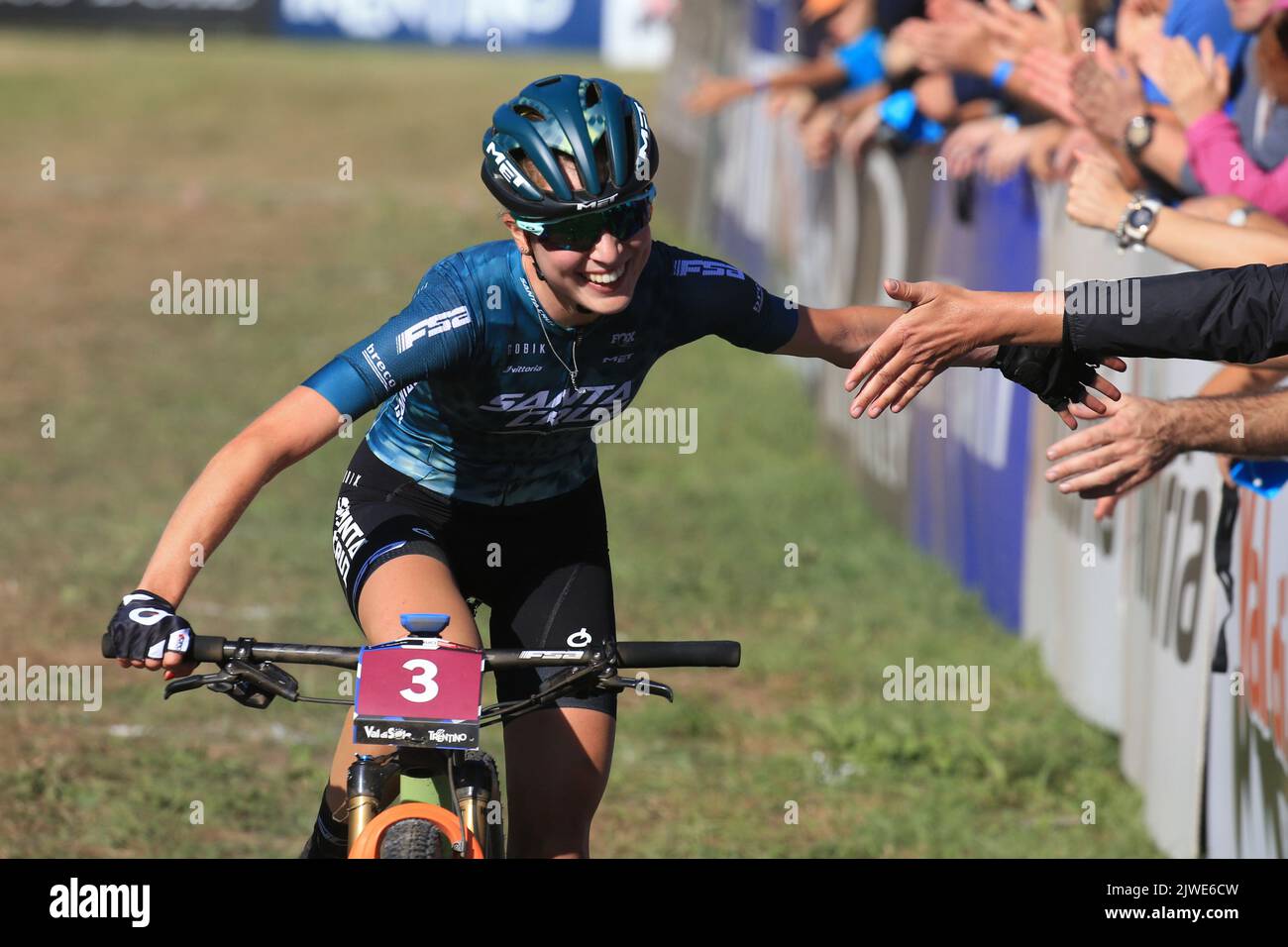 September 4th 2022: Commezzadura, Trentino, Italy: UCI 2022 Mountain Bike World Cup in ...