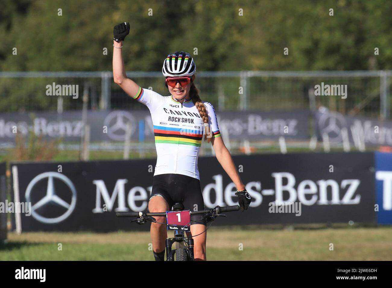 September 4th 2022: Commezzadura , Trentino, Italy: UCI 2022 Mountain Bike World Cup in ...