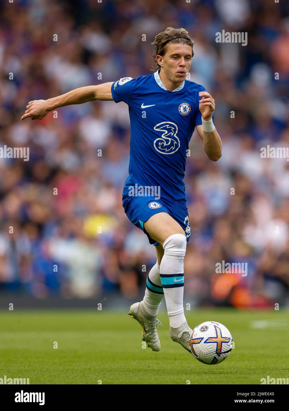 Chelsea's Conor Gallagher in action during the Premier League match at ...