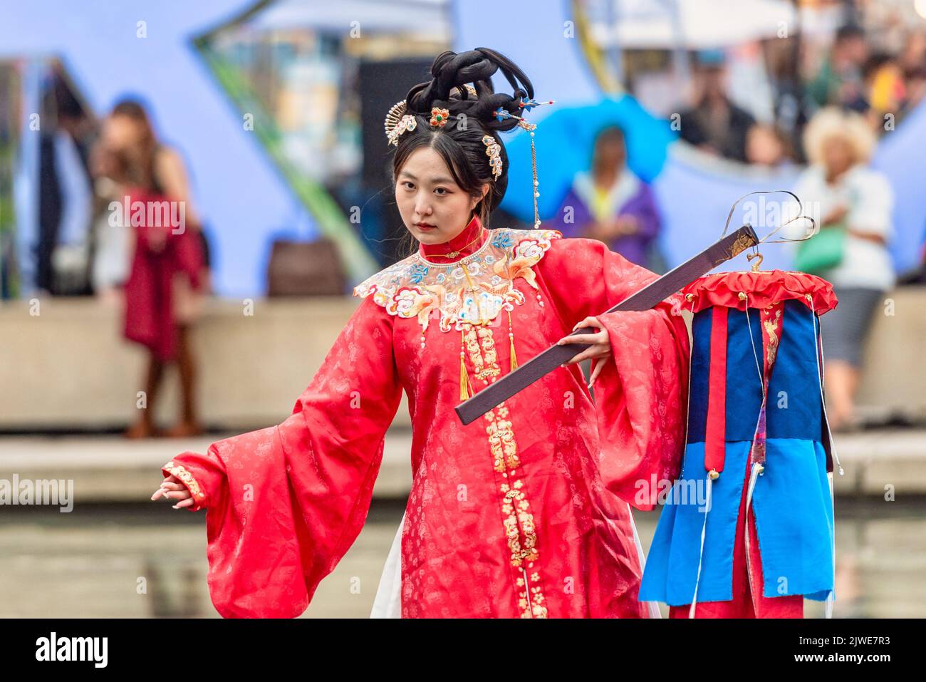 Toronto Dragon Festival in Nathan Phillips Square, Canada, 2022 Stock ...