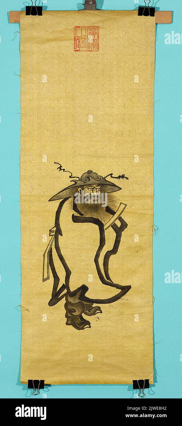 Zhong Kui – demon tamer. unknown, painter Stock Photo - Alamy