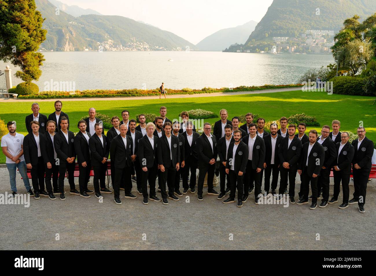 05.09.2022, Lugano, Villa Ciani, HC Lugano: Press Conference, Team HCL ...