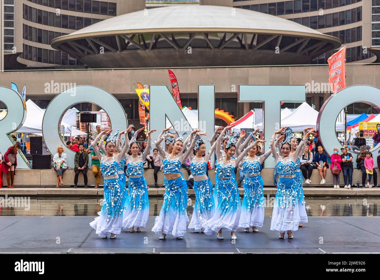 Toronto Dragon Festival in Nathan Phillips Square, Canada, 2022 Stock ...